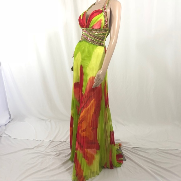 Light In The Box | Dresses | Gorgeous New Gown Colorful Pleated Bottom ...